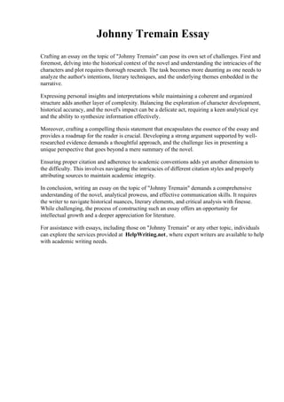 Johnny Tremain Essay.pdf