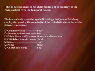 John of salisbury | PPT