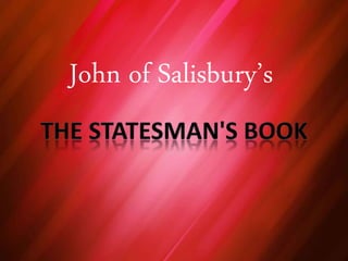 John of salisbury | PPT