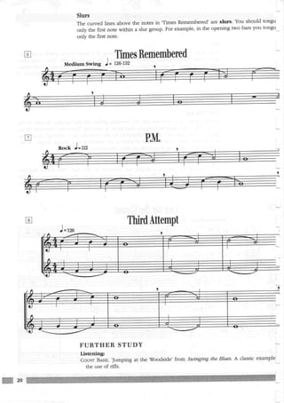 John o'neill the jazz method for tenor sax | PDF