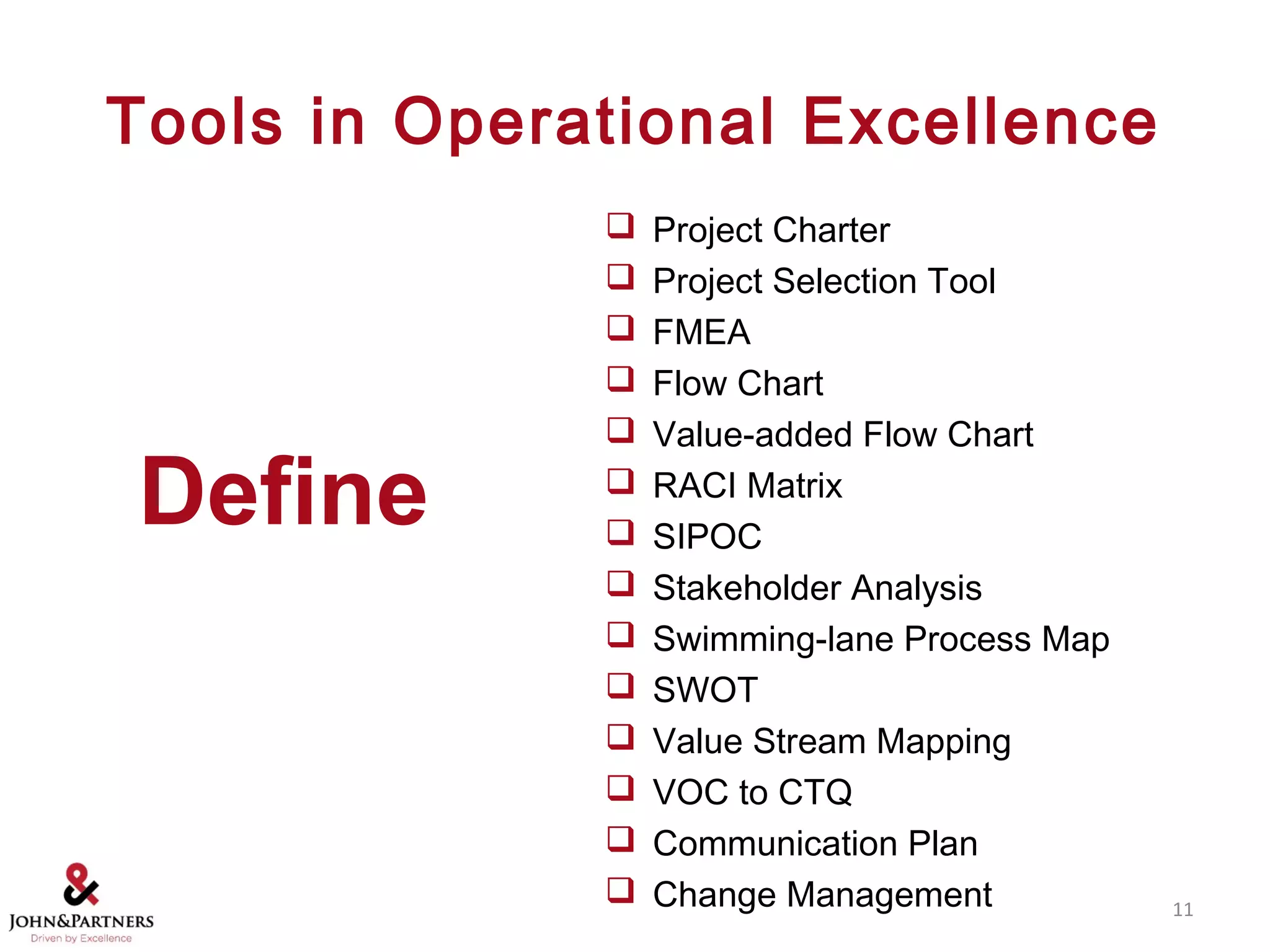 Operational Excellence Introduction - Optimize your business operating ... Operational Excellence Introduction - Optimize your business operating ...