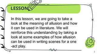 Figures of Speech (Creative Writing Subject) : Allusion | PPTX