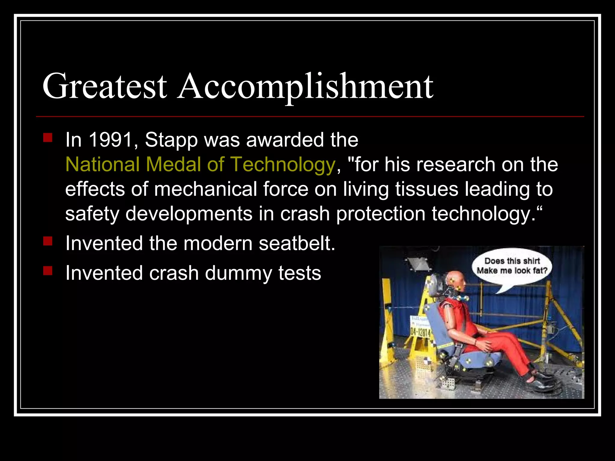 John paul stapp | PPT