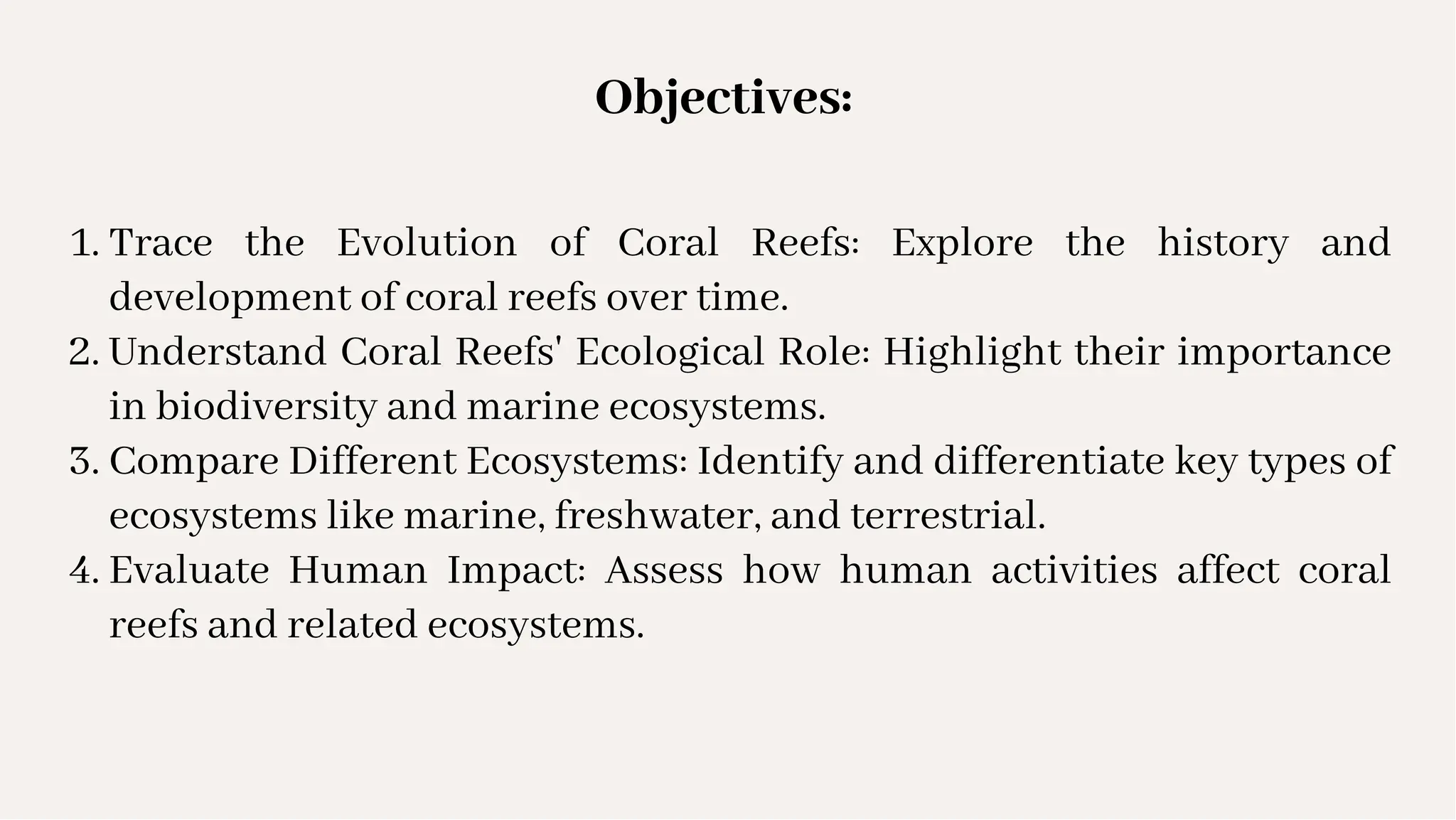 coral reef ecosystem and types of coral reefs | PPT