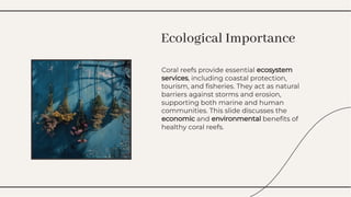 coral reef ecosystem and types of coral reefs | PPT