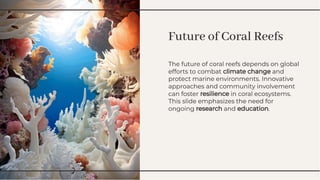 coral reef ecosystem and types of coral reefs | PPT
