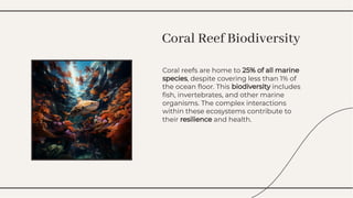 coral reef ecosystem and types of coral reefs | PPT