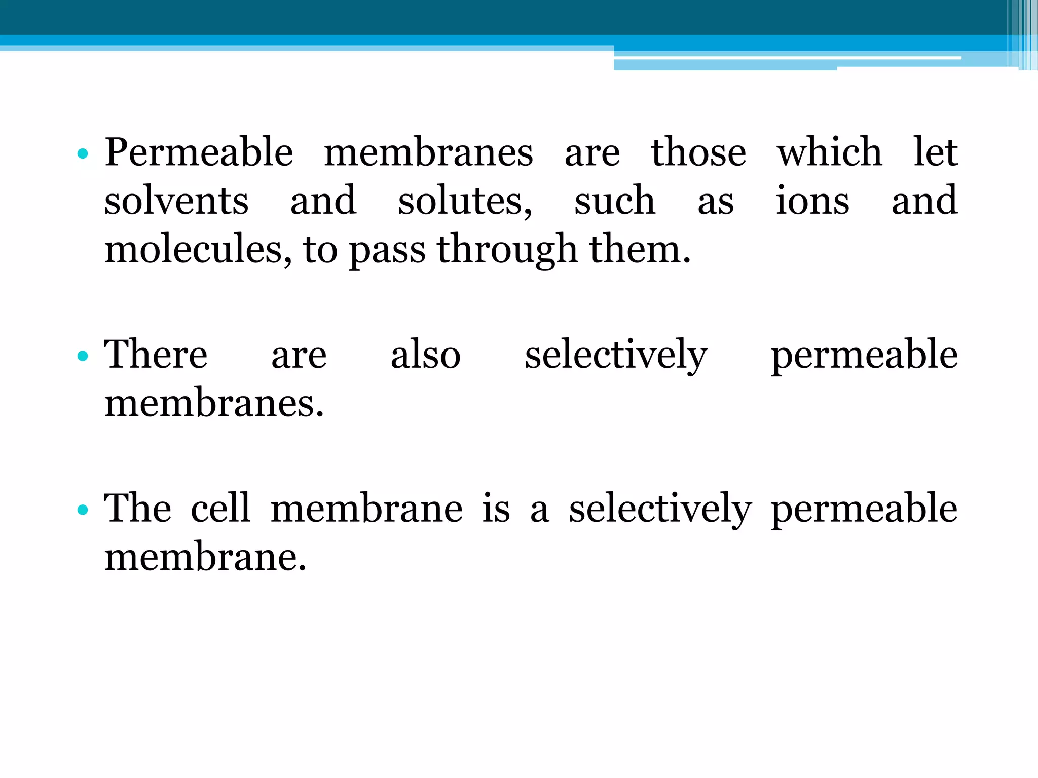 Types of Cell membranes | PPTX