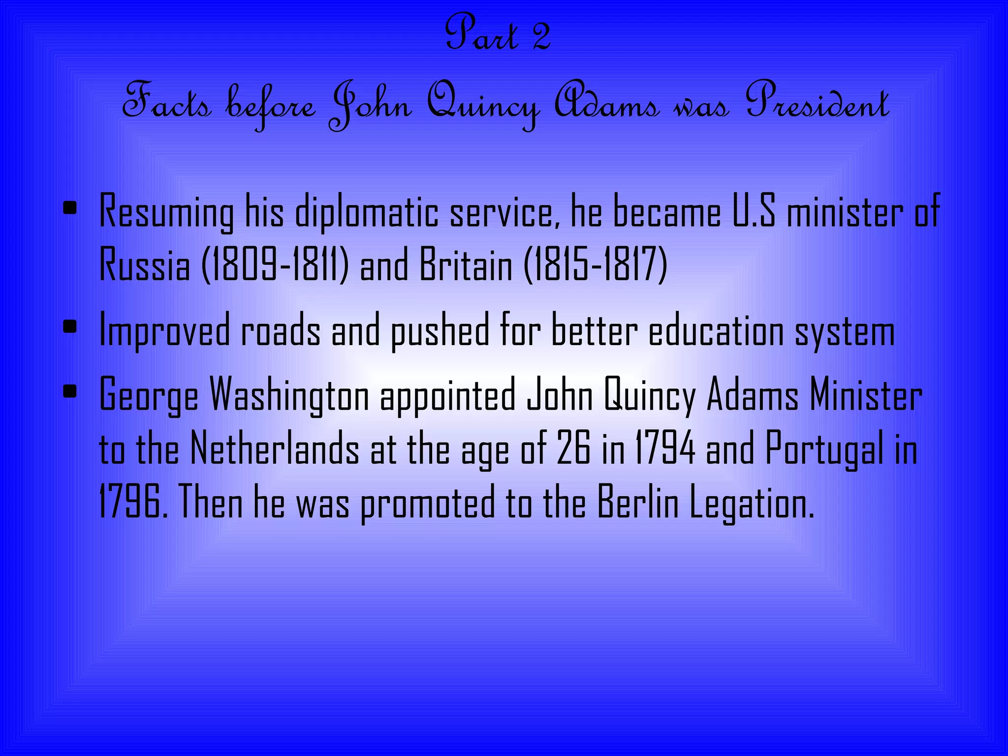 John quincy adams | PPT