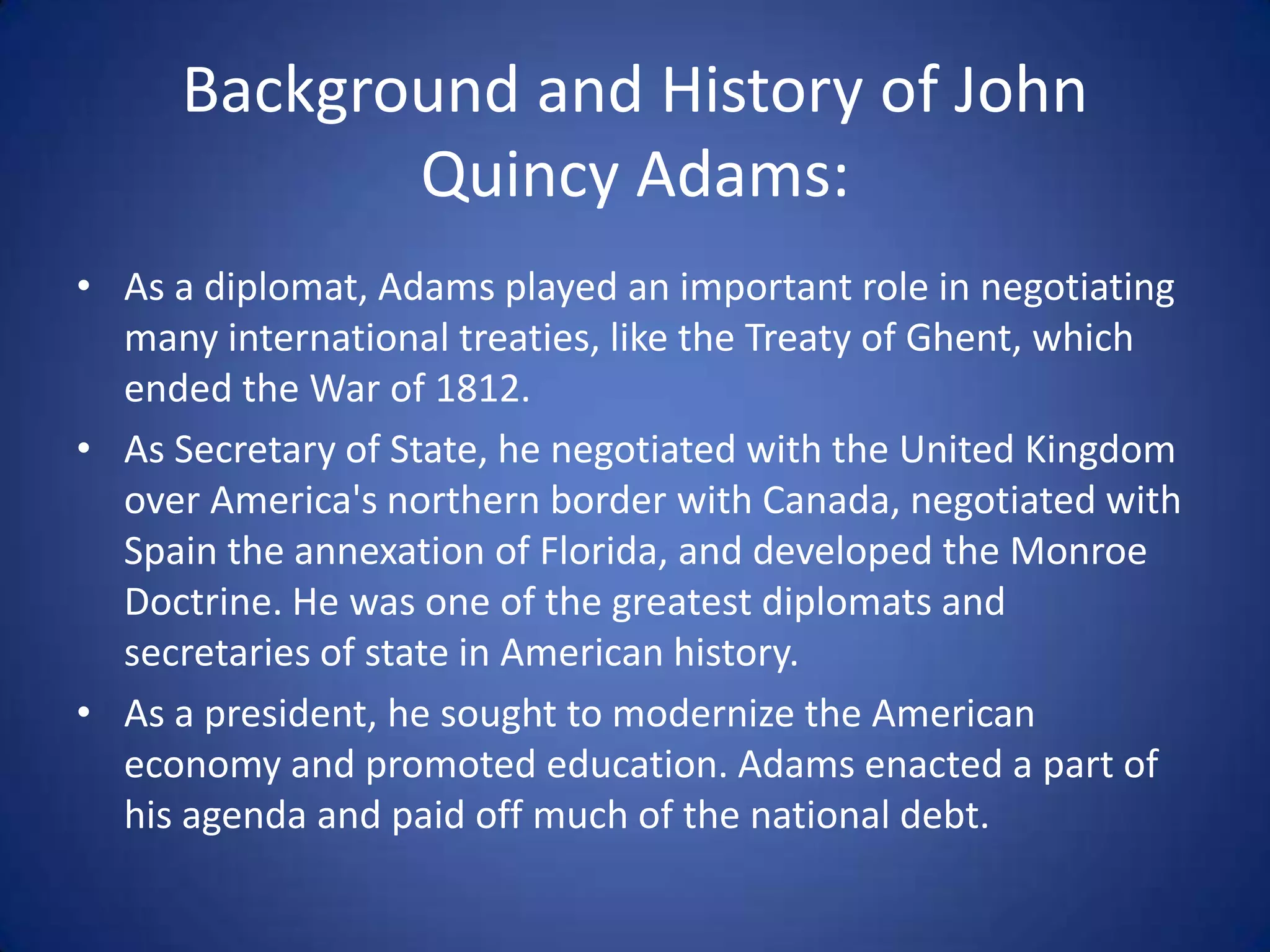 John Quincy Adams | PPTX