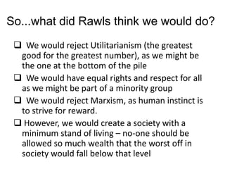 John rawls (1921 2002) – a brief | PPTX