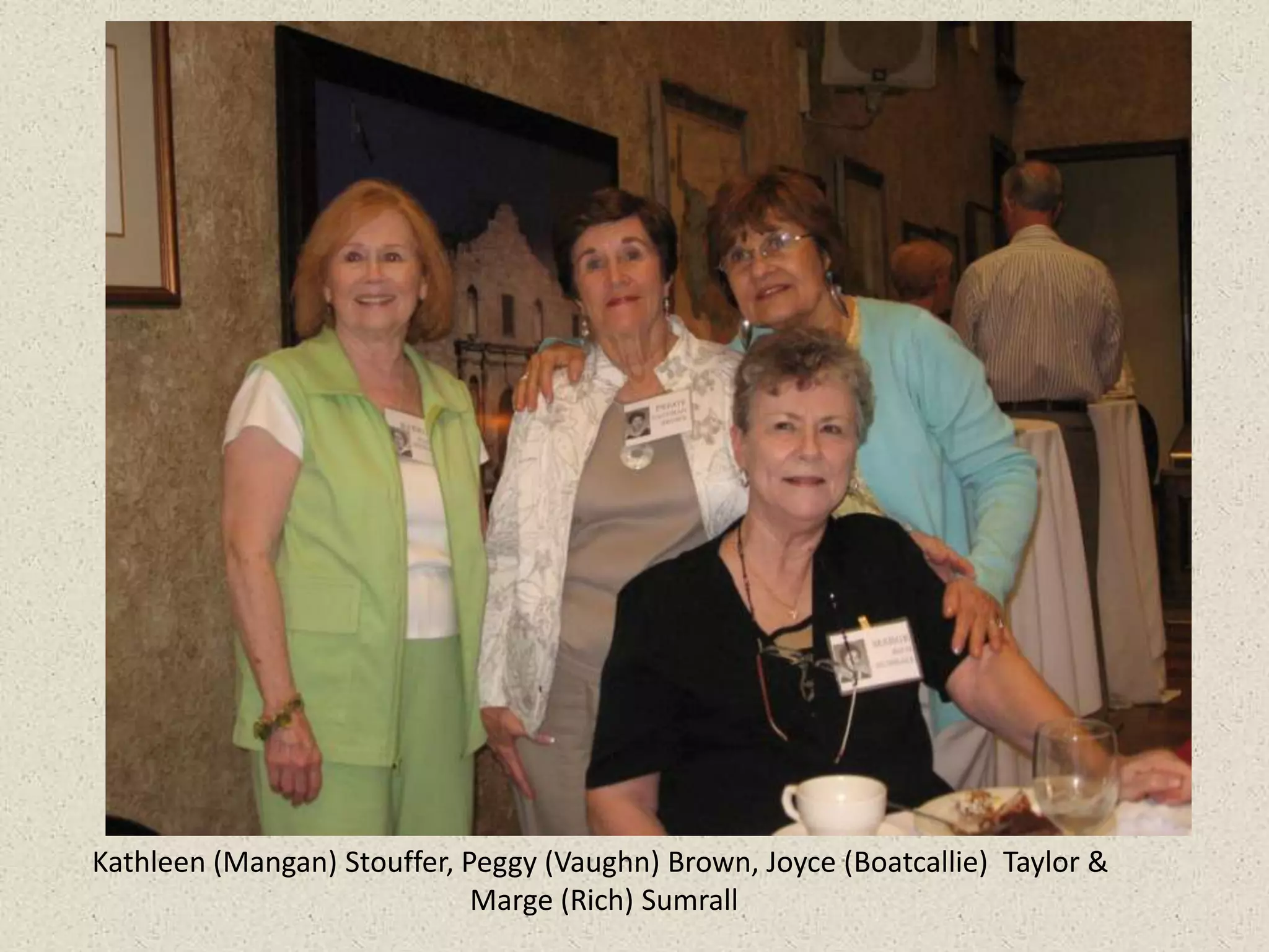 John Reagan High School 55th Reunion of the Class of '55 | PPTX