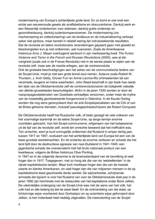 De Oktoberrevolutie. Verwachtingen en verwezenlijkingen | PDF