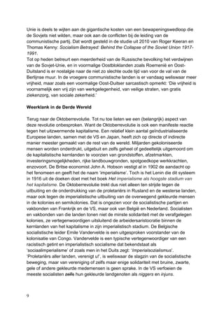 De Oktoberrevolutie. Verwachtingen en verwezenlijkingen | PDF