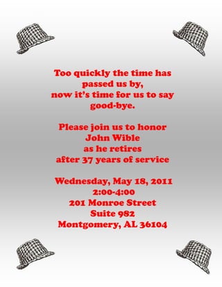 John retirement1 | PDF