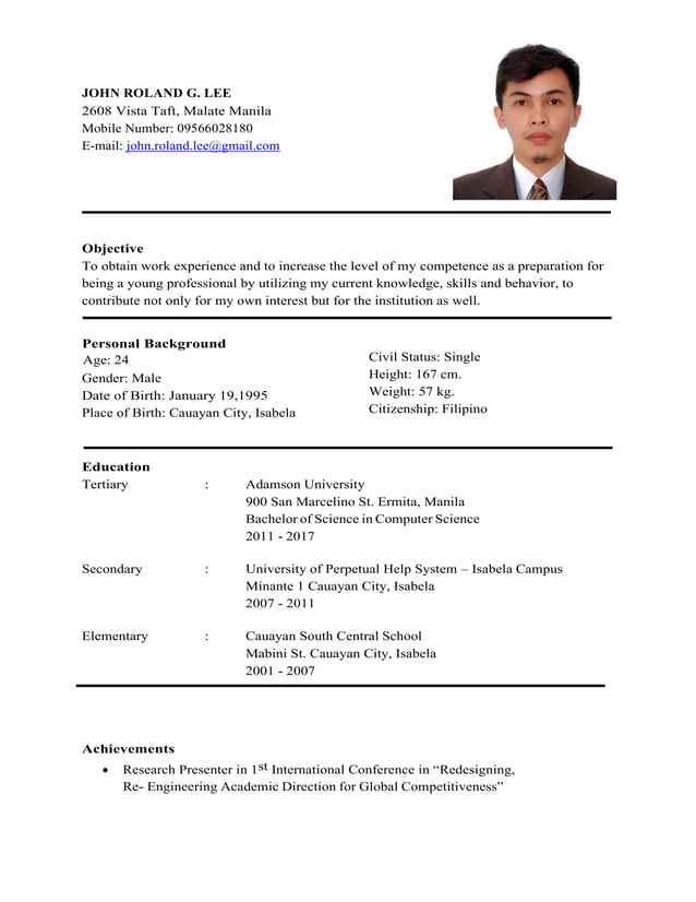 John roland lee cv | PDF