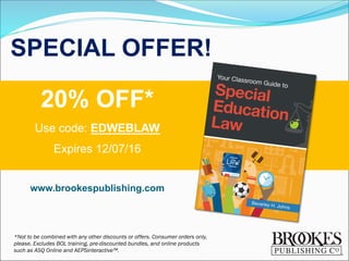 What Every Educator Should Know About Special Education Law | PDF