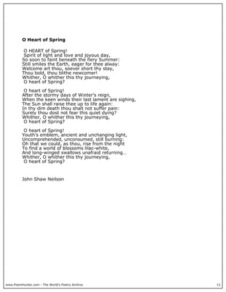 John shaw neilson poems | PDF