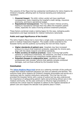 Johns Hopkins Maya Trial_ An In-Depth Examination of the Landmark Case ...