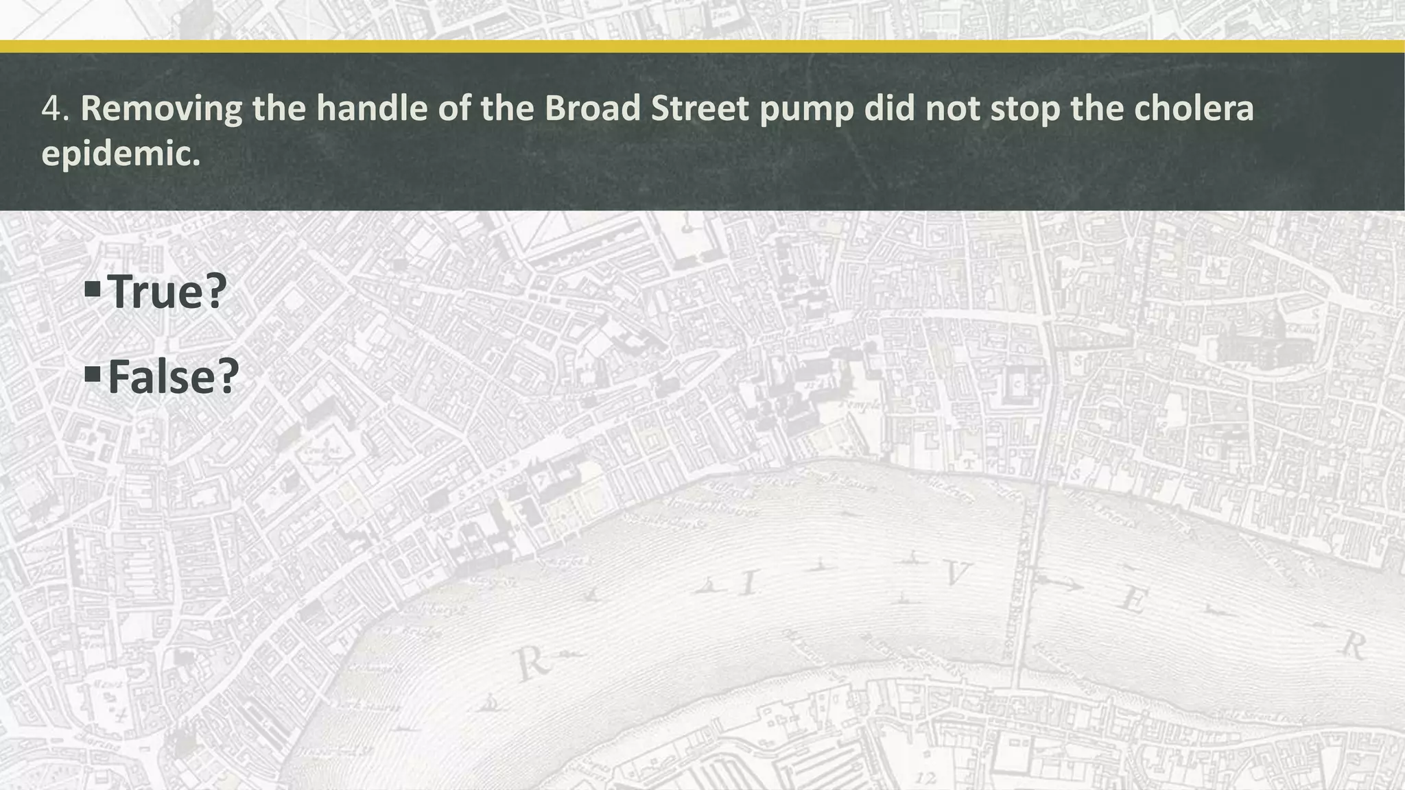John snow cholera outbreak | PPTX