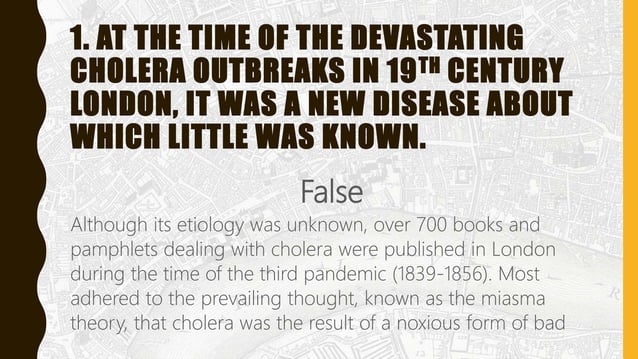 John Snow cholera outbreak of 1854 | PPTX | Infectious Diseases ...