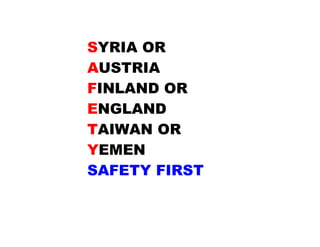 Johnson's safety slogans version 1.0 | PDF