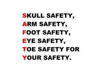 Johnson's safety slogans version 1.0 | PDF