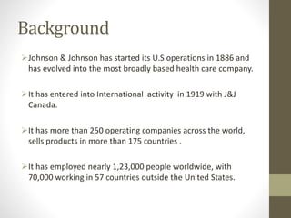 Johnson and Johnson | PPTX