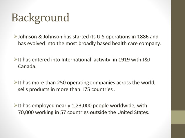Johnson and Johnson | PPTX