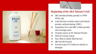 Johnson and johnson- Talcum powder case | PDF