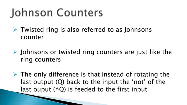 Johnson counter | PPTX
