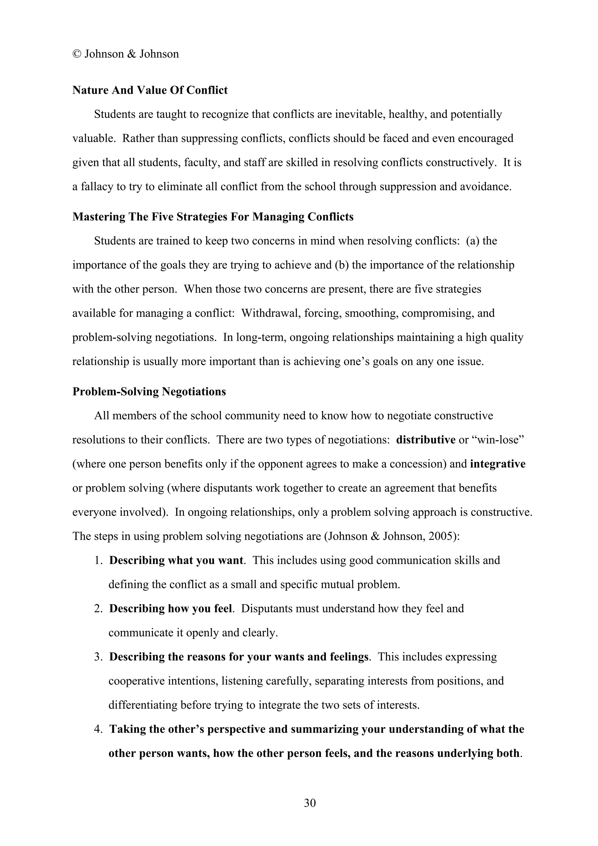 Johnson, d. preventing bullying | PDF