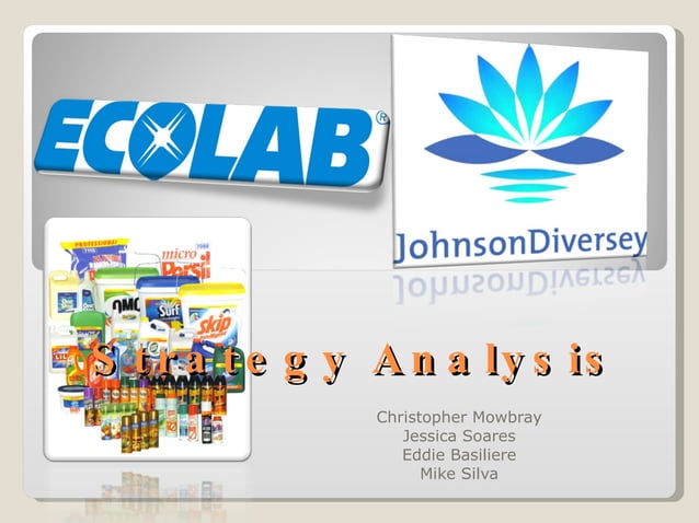 Johnson Diversey/ EcoLab Strategic Management | PPT