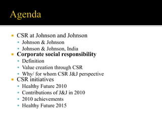 Johnson & johnson | PPTX | Non-Profit Organizations | Industries
