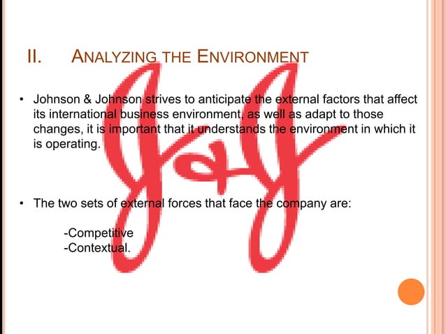 Factors affecting Johnson and johnson | PPTX
