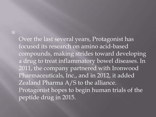 Johnson & Johnson Announces Investment in Protagonist Therapeutics | PPT