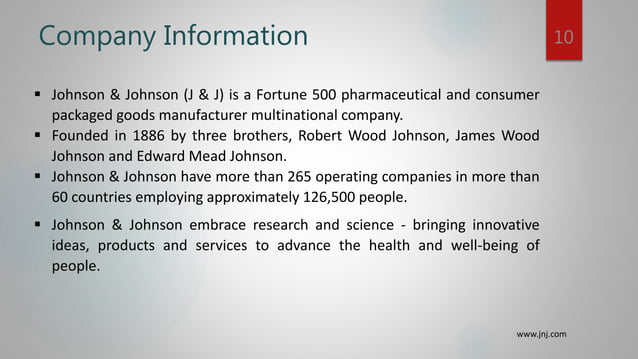 Johnson Johnson PPT | PPTX | Skin Care | Beauty