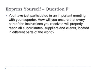 Johnson Kuy - IE MBA Application - Express Yourself | PPTX