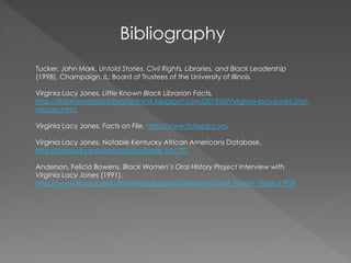 Virginia Lacy Jones | PPTX