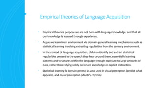 The Language Acquisition Device and innate language ability | PPT