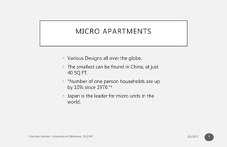 Micro Apartment Design | PPTX