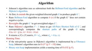 Johnson's algorithm | PDF