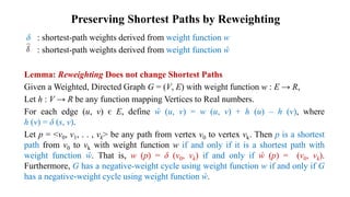 Johnson's algorithm | PDF