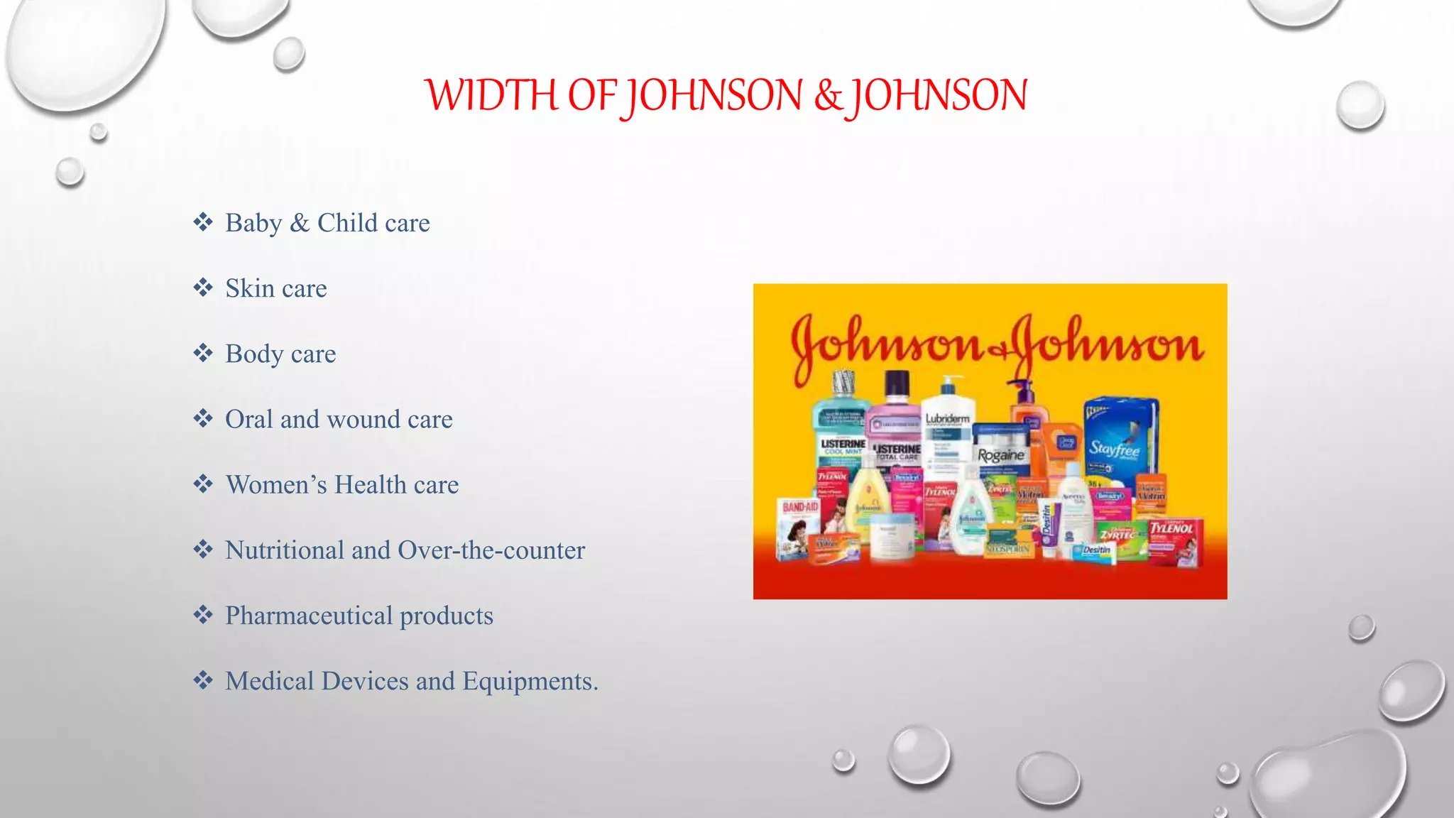 Johnsons and johnsons baby ppt presentation with pie chart.pptx