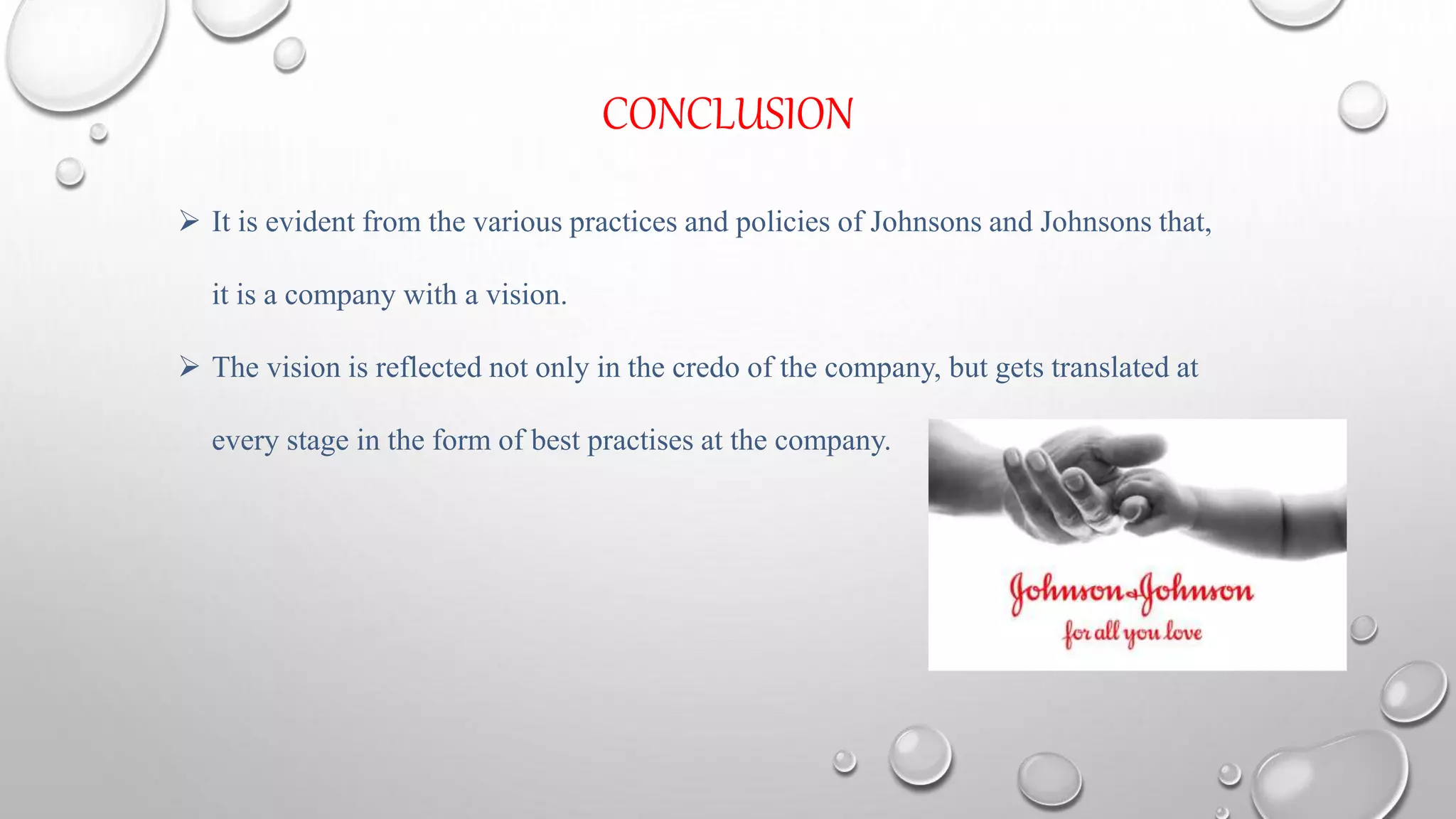 Johnsons and johnsons baby ppt presentation with pie chart.pptx