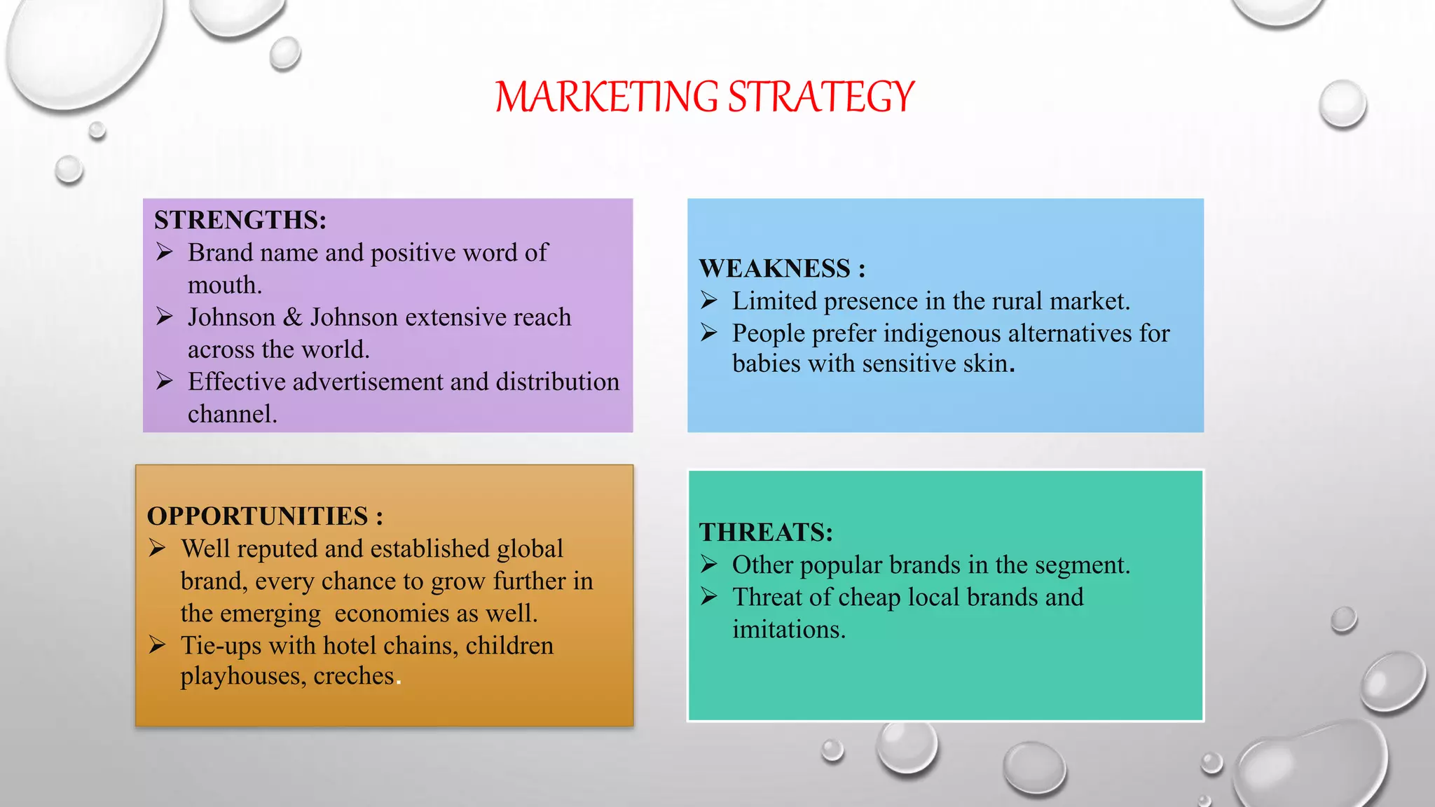 Johnsons and johnsons baby ppt presentation with pie chart.pptx