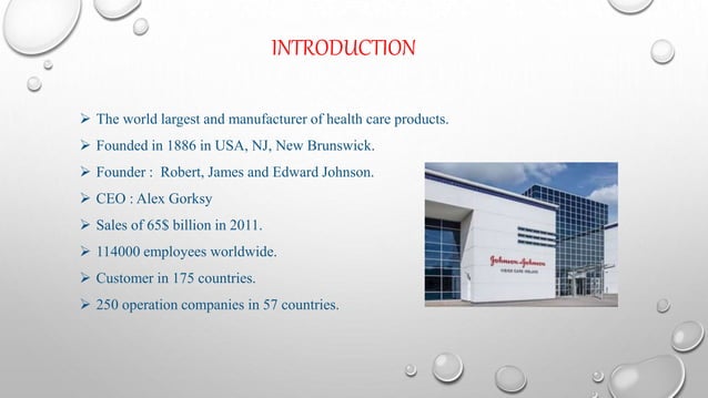 Johnsons and johnsons baby ppt presentation with pie chart.pptx