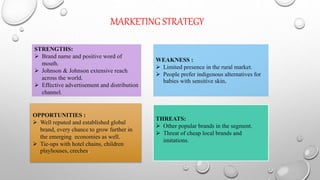 Johnsons and johnsons baby ppt presentation with pie chart.pptx