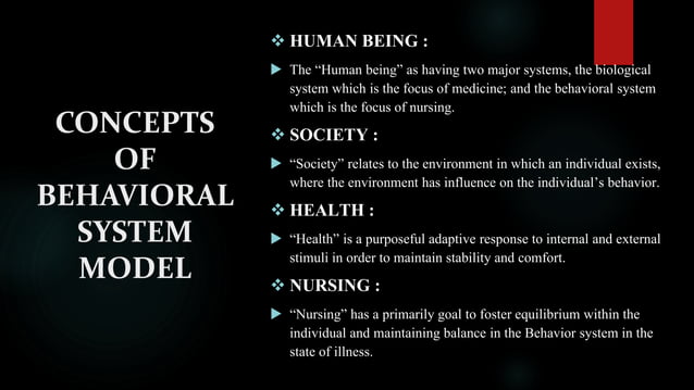 Johnson's behaviour model.pdf | Parenting Babies and Toddlers | Parenting