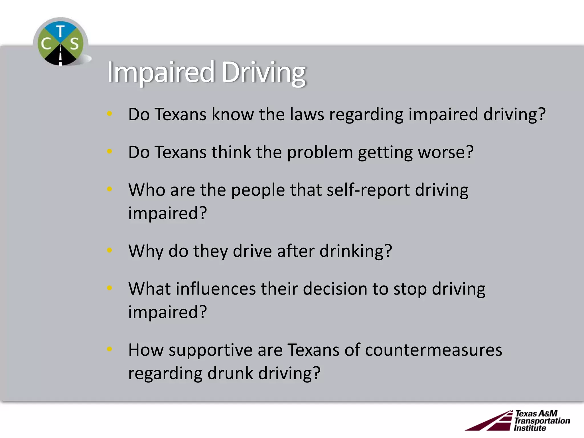 Driver Behaviors and Attitudes | PDF